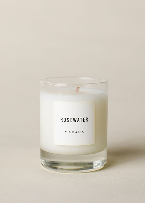 Makana Rosewater Candle - Menagerie Farm & Flower